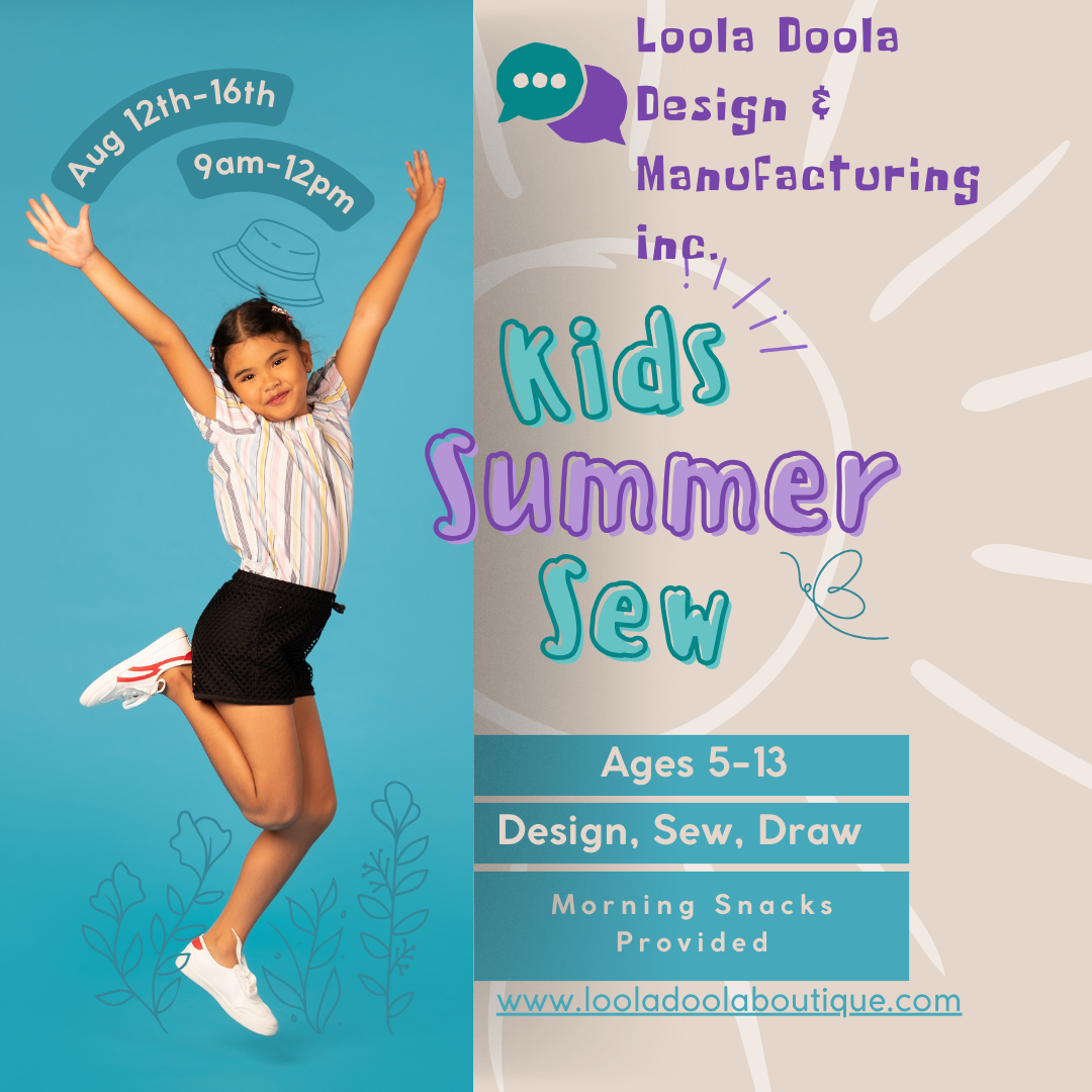 Kids Summer Sew – Loola Doola Boutique